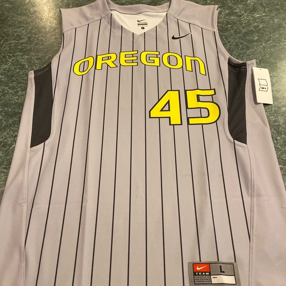 Nike | Shirts | Oregon Fighting Ducks Sleeveless Baseball Jersey | Poshmark